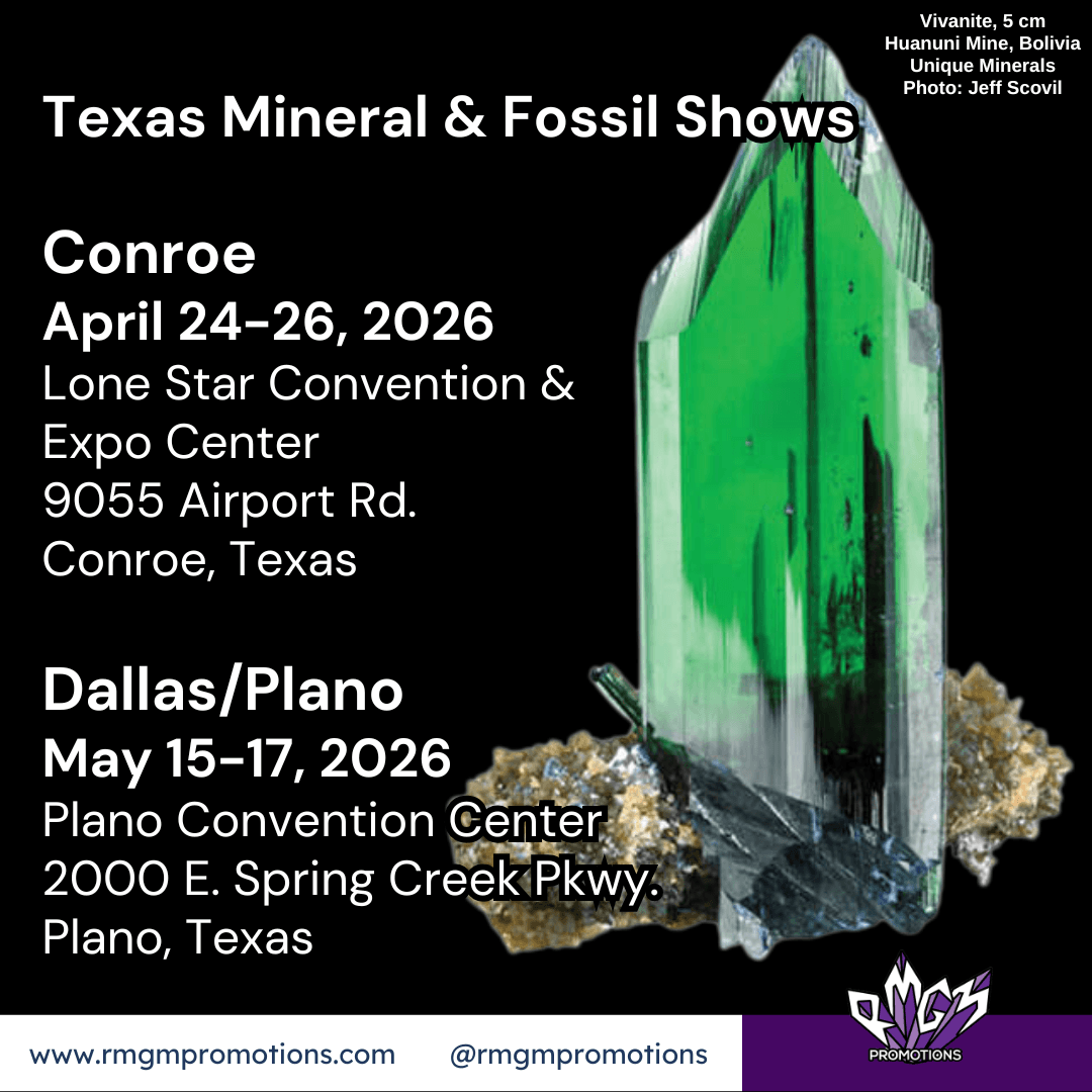 Texas Mineral & Fossil Shows: Two Exciting Events Coming to the Lone ...